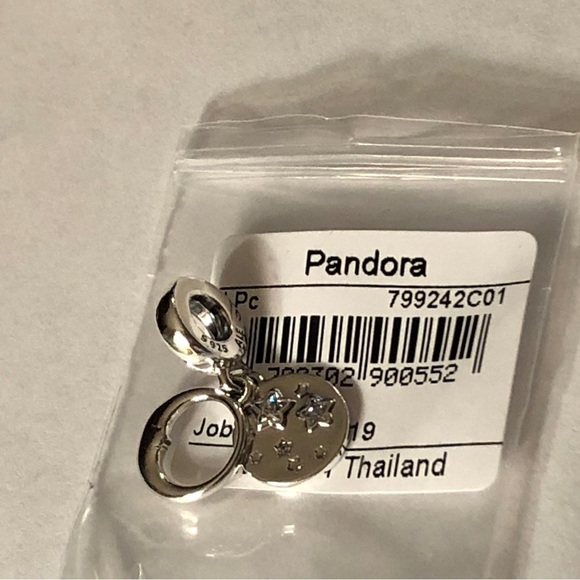 Pandora | Jewelry | Pandora Moon Star Dangle Charm | Poshmark